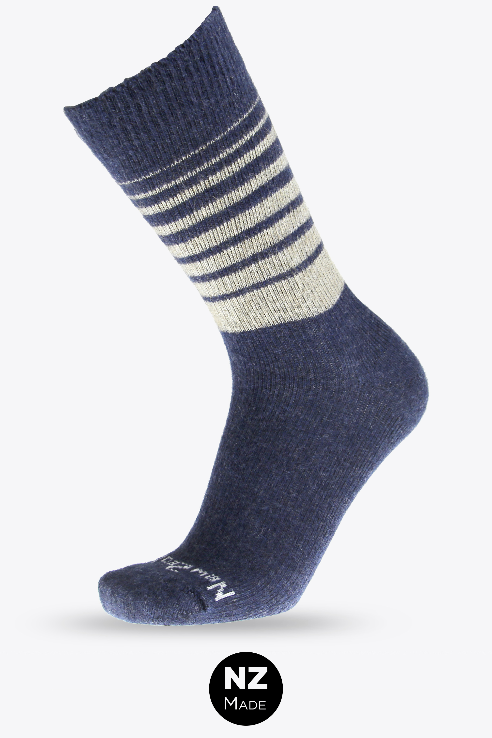 Possum Fine Knit Stripe - The New Zealand Sock Company